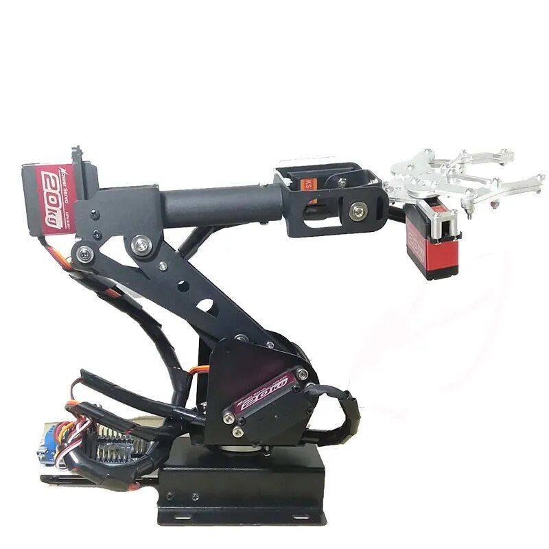 Advanced 6 DOF Robotic Arm Kit with Gripper Claw - AutoHighwayAce ...