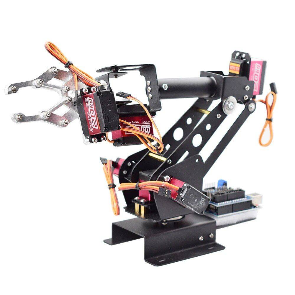 Advanced 6 DOF Robotic Arm Kit with Gripper Claw - AutoHighwayAce ...