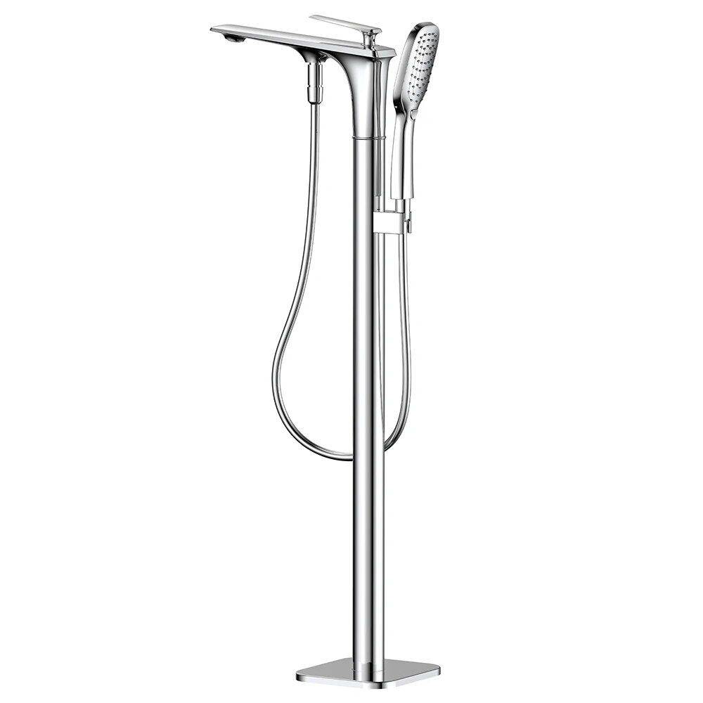 Elegant Freestanding Bathtub Faucet - Dual Control Mixer with Ceramic ...