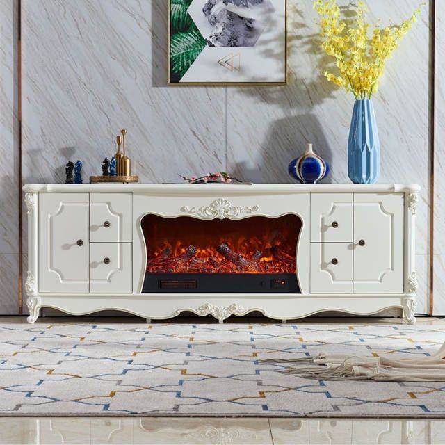 European-Style Oak Electric Fireplace Cabinet - AutoHighwayAce Online Store
