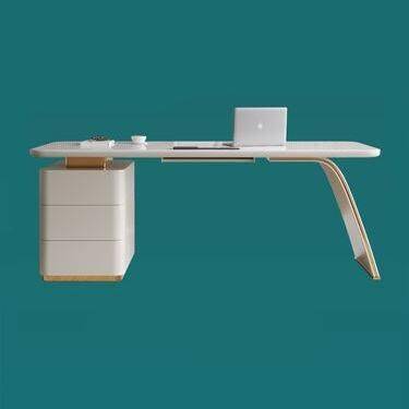 Minimalist Italian Design Computer Desk with Storage - Sleek Home ...
