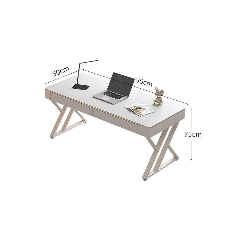 Modern Sleek Office Workbench Elegant Wooden Computer Desk for Home and ...